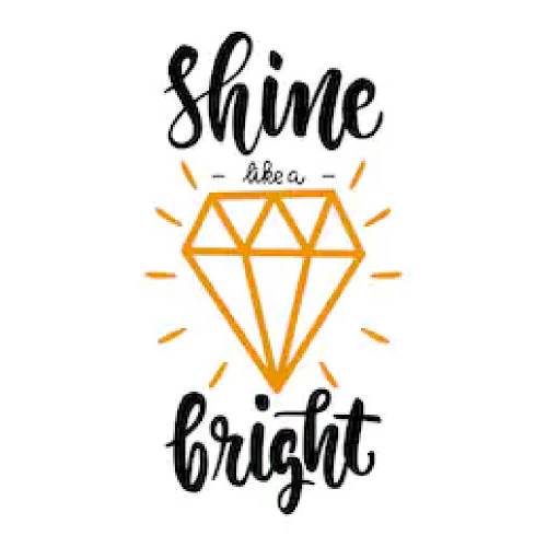 Shine Bright Quote | Poster Printing | Dubaiprint.com